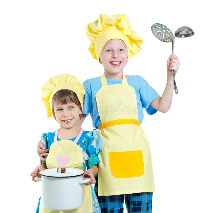 Children cooks stock photo. Image of baking, happy, chef - 22542784