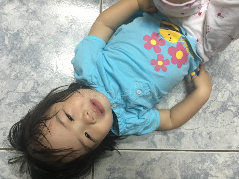 Children cry stock image. Image of girl, slope, children - 73134919