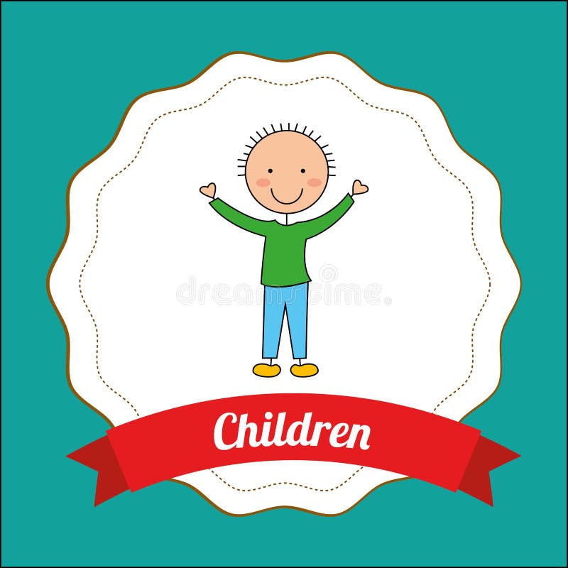 Children design stock vector. Illustration of toddler - 47341686
