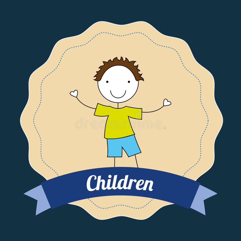 Children design stock vector. Illustration of laughing - 47341794