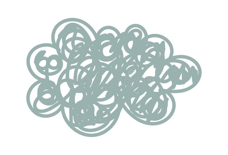 Children Drawing Cloud by Pencil Stock Vector - Illustration of design ...