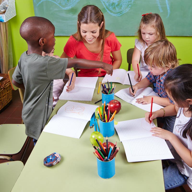 Children drawing stock photo. Image of leisure, activity - 12110144