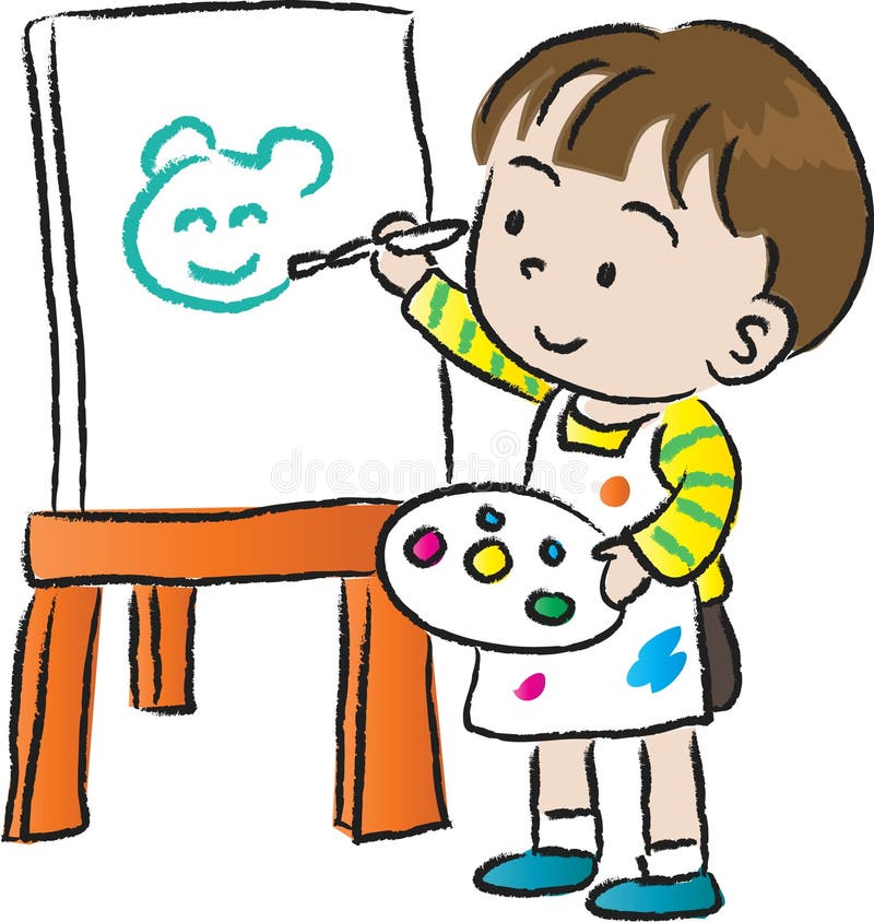 Toddler Drawing Clip Art