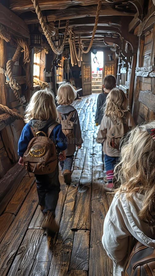 Children Embark on a Scavenger Hunt Searching for Clues Throughout the ...