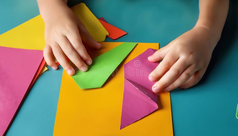 Creative Exploration in Vibrant Colors through Stock Photo - Image of ...