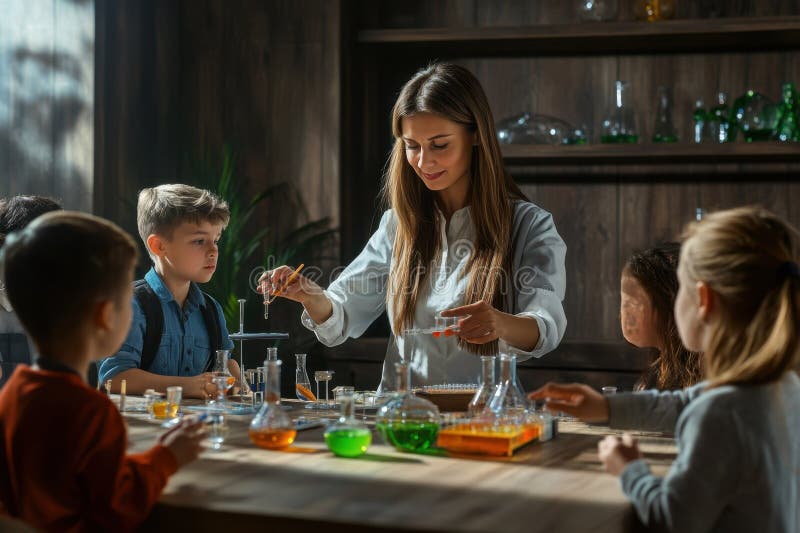Children Engage in Fun Science Experiments during an Interactive ...