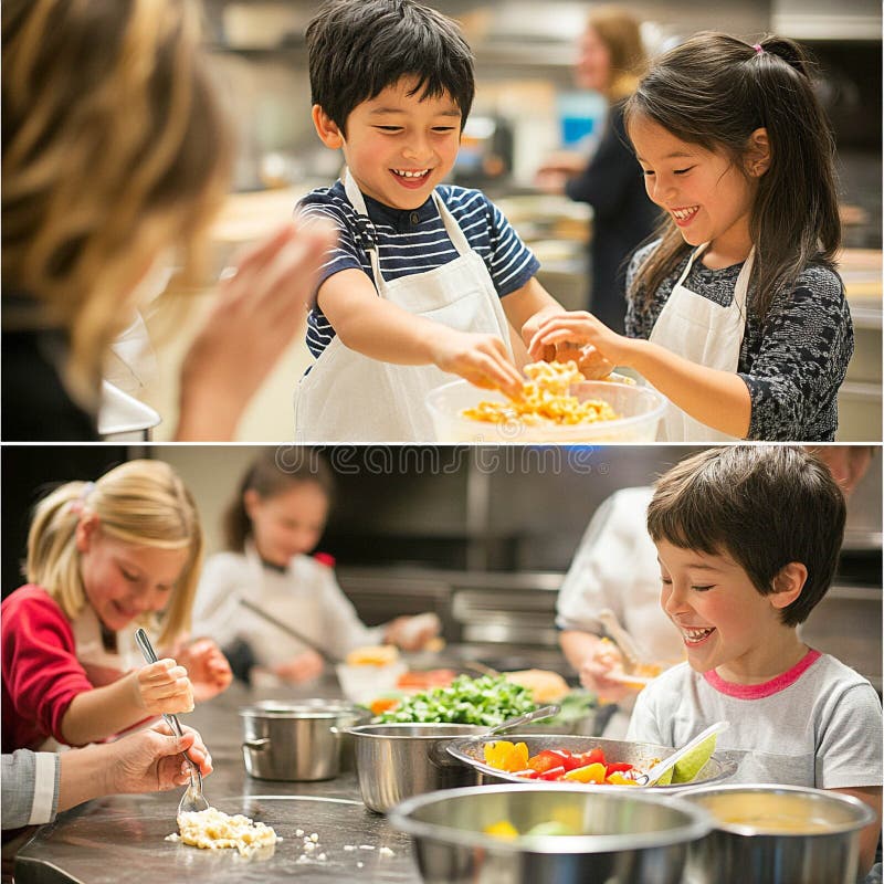 Children Enjoy Cooking and Learning Together in a Fun and Interactive ...