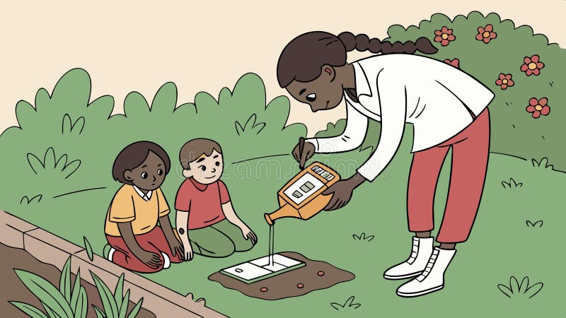 Children Examining Soil Profile Pit, Soil Science, Earth Education ...