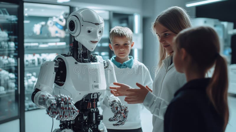 Children Explore Robotics Lab, Scientist Showcases Robotic Arm ...