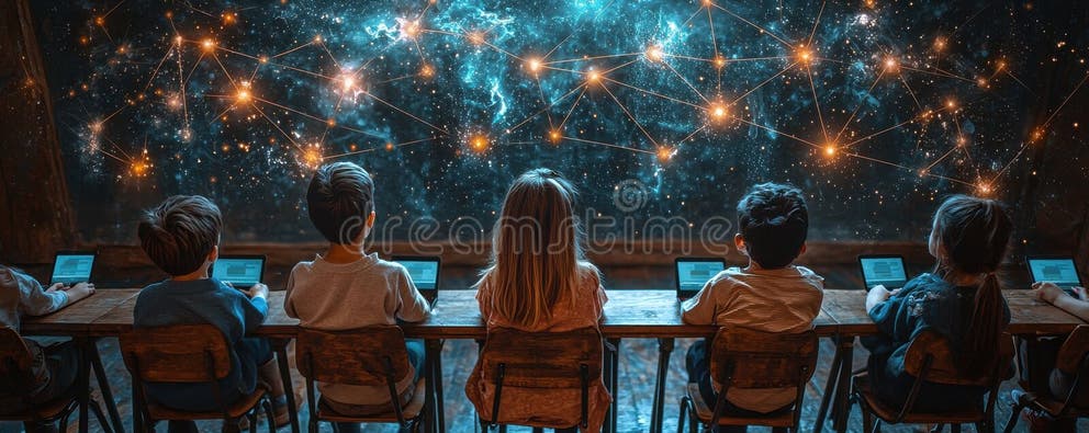 Children Exploring Digital Education Under Cosmic Themed Virtual ...