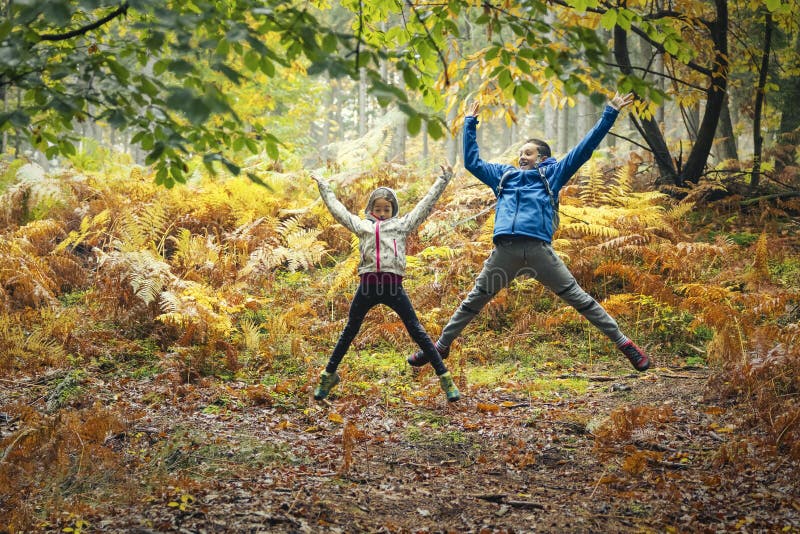 Children Exploring the Nature. Happy Kids Playing in the Forest Stock ... Children Exploring the Nature. Happy Kids Playing in the Forest Stock ...