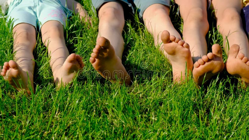 Children S Feet Closeup. 4K UltraHD,UHD Stock Video - Video of ...