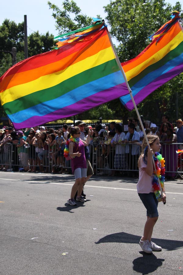 Children with flags editorial photography. Image of people - 20064592
