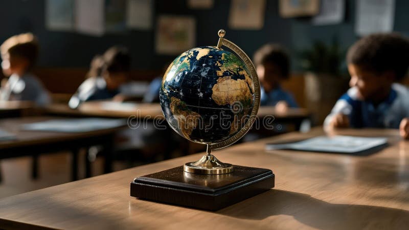Students Engaged in Learning Geography Classroom Photograph Indoor ...