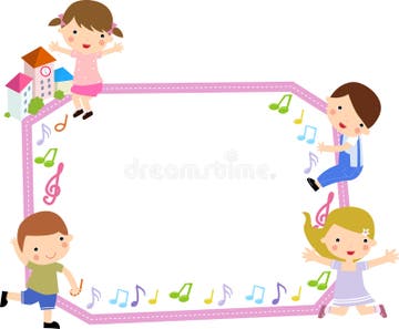 Children and frame stock vector. Illustration of flier - 14641320