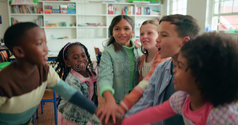 Children, Friends and Stack Hands for Learning, Support and Education ...