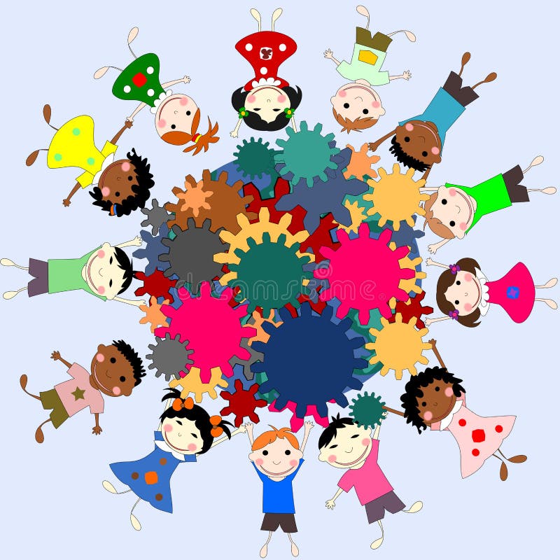 Children -future Minds in the World, the Concept of Children Stock ...