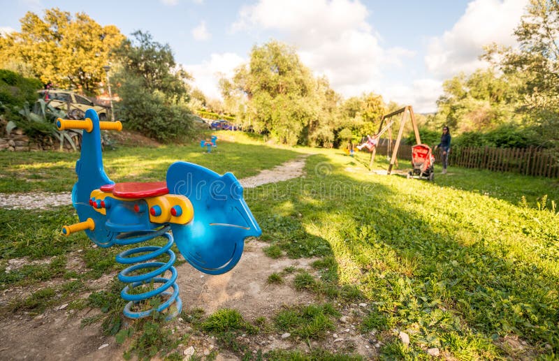 Children Games Park, Garden Playground Stock Photo - Image of friendly ...
