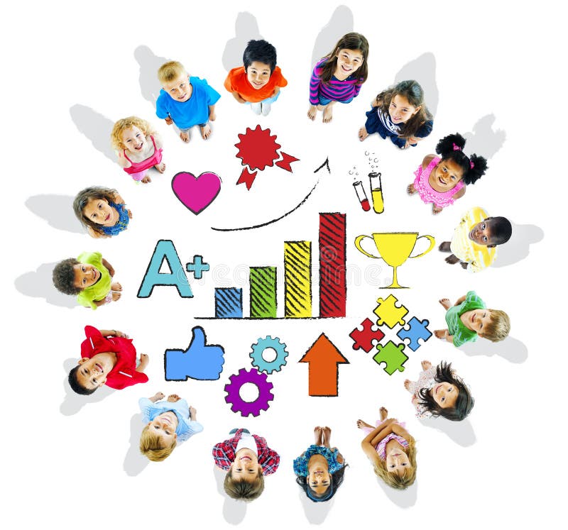 Children with Good Performance Concepts Stock Illustration ...