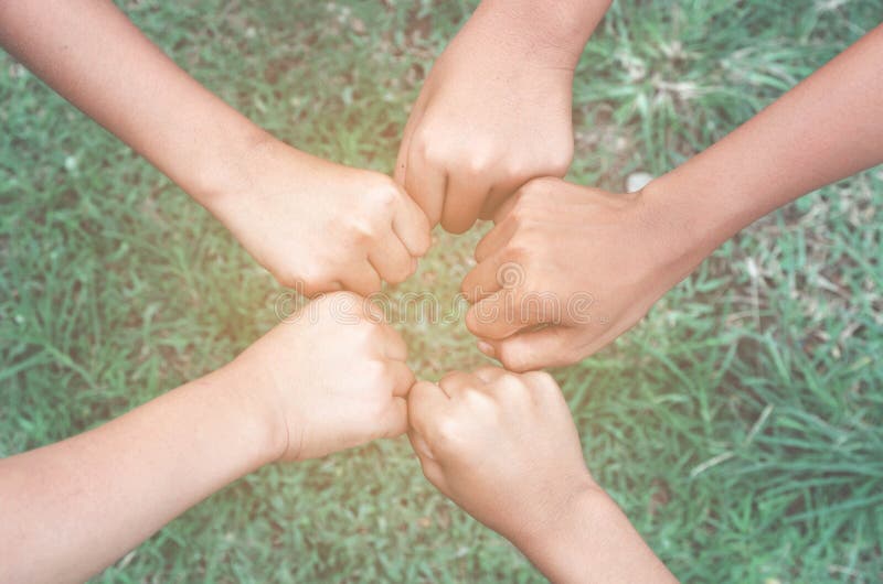 Children Hand Group Concept Business Success Stock Image - Image of ...