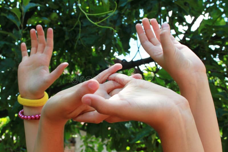 Children hands stock image. Image of green, colorful - 31713067