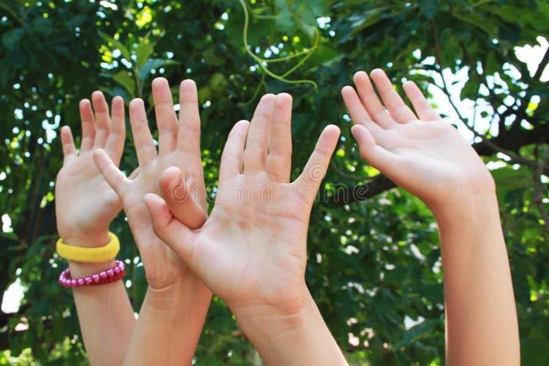 Children hands stock image. Image of hands, friendship - 31713099