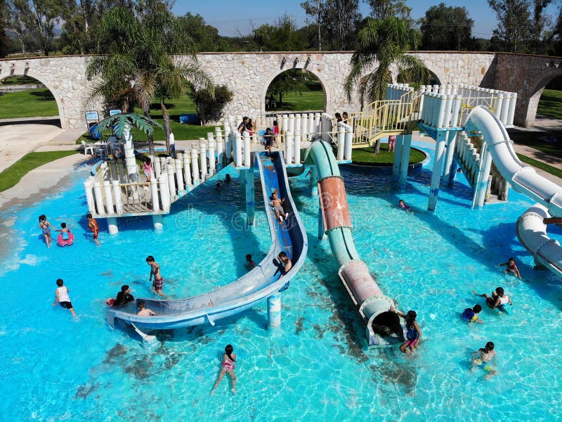 Children Having Fun on Slides Editorial Image - Image of entertainment ...