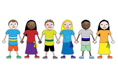 Children Holding Hands Clip Art Stock Illustrations – 693 Children ...