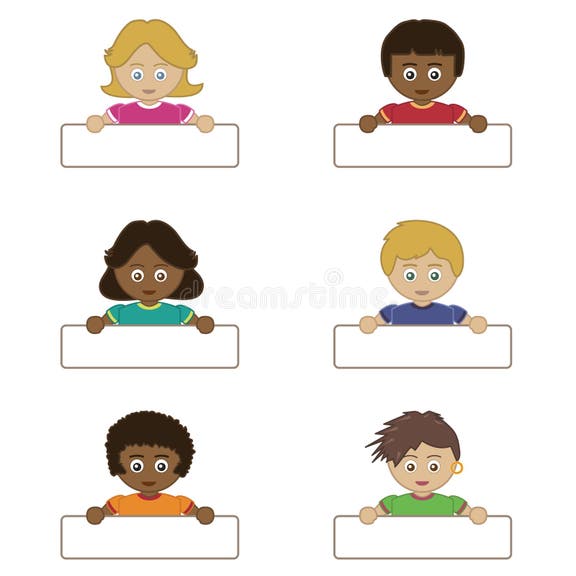 Kids Name Tags Stock Illustrations – 170 Kids Name Tags Stock ...