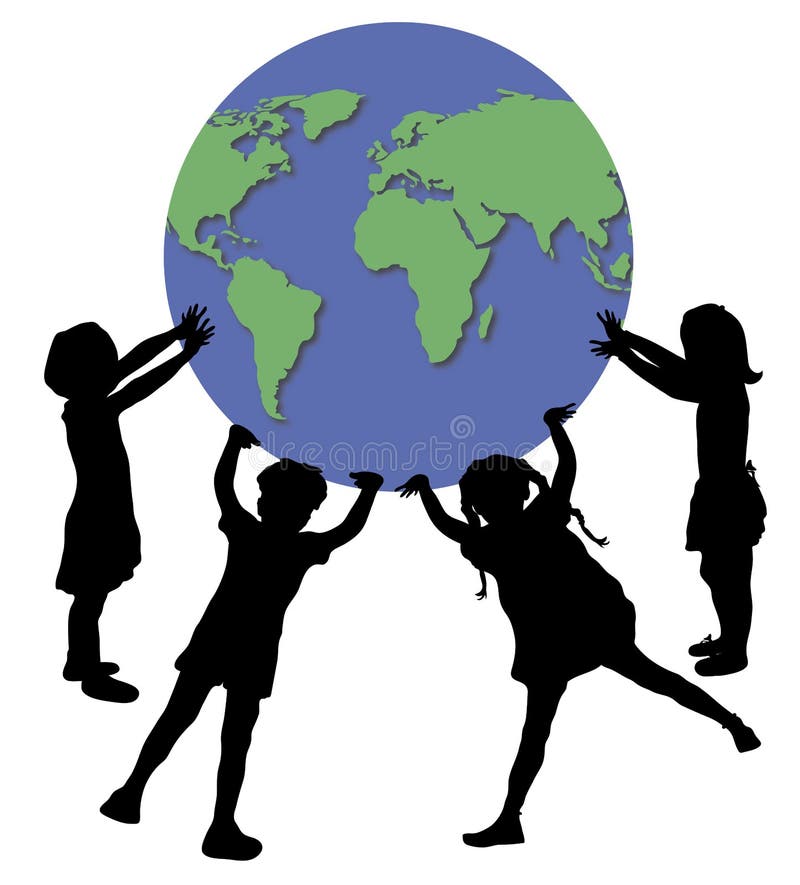 Children Play Border stock illustration. Illustration of creativity ...