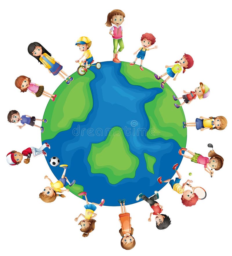 Children All World Stock Illustrations – 273 Children All World Stock ...