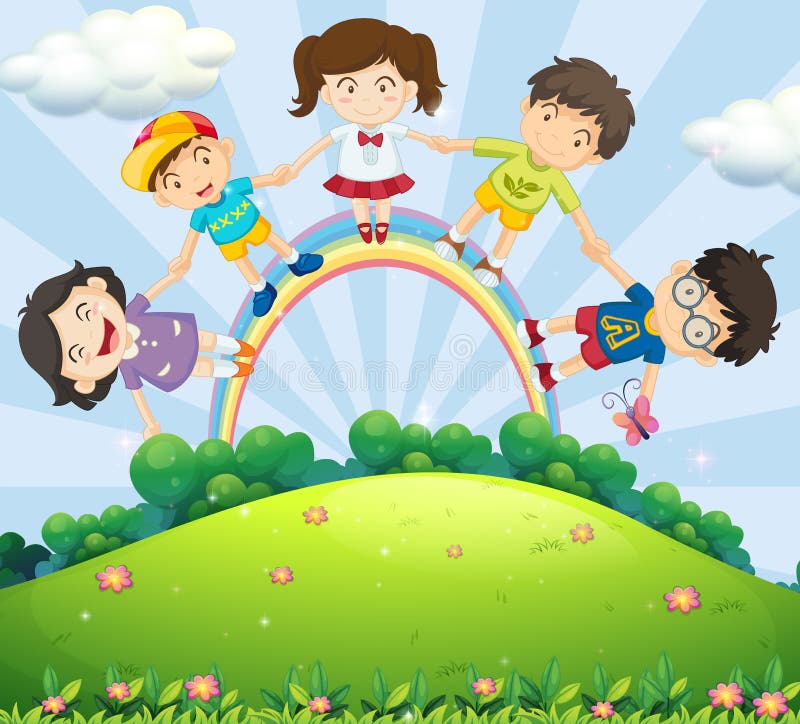 Over Rainbow Cartoon Stock Illustrations – 1,088 Over Rainbow Cartoon ...