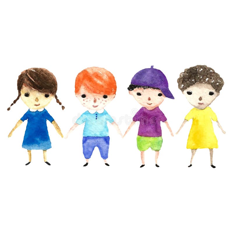 Children illustration. stock vector. Illustration of child - 60417748