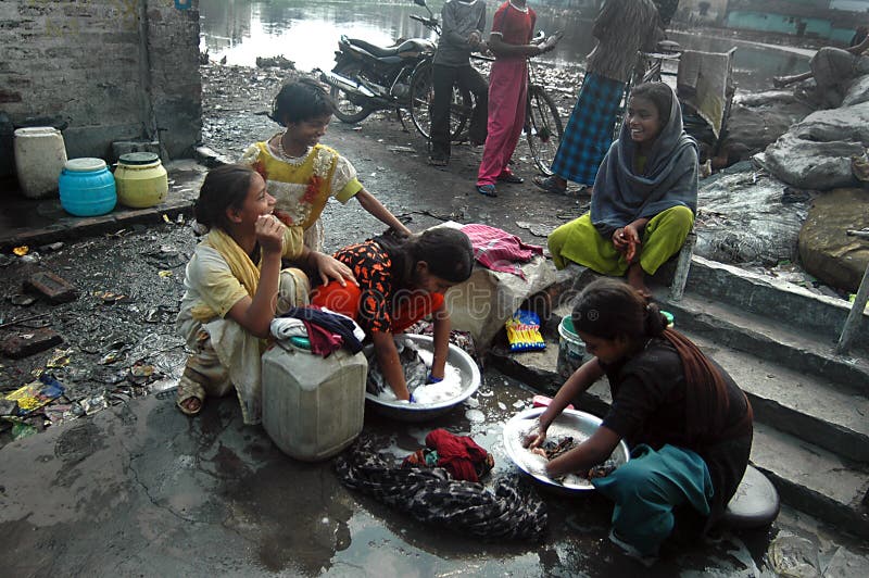 Indian Slum stock image. Image of poorest, abandoned - 21284813