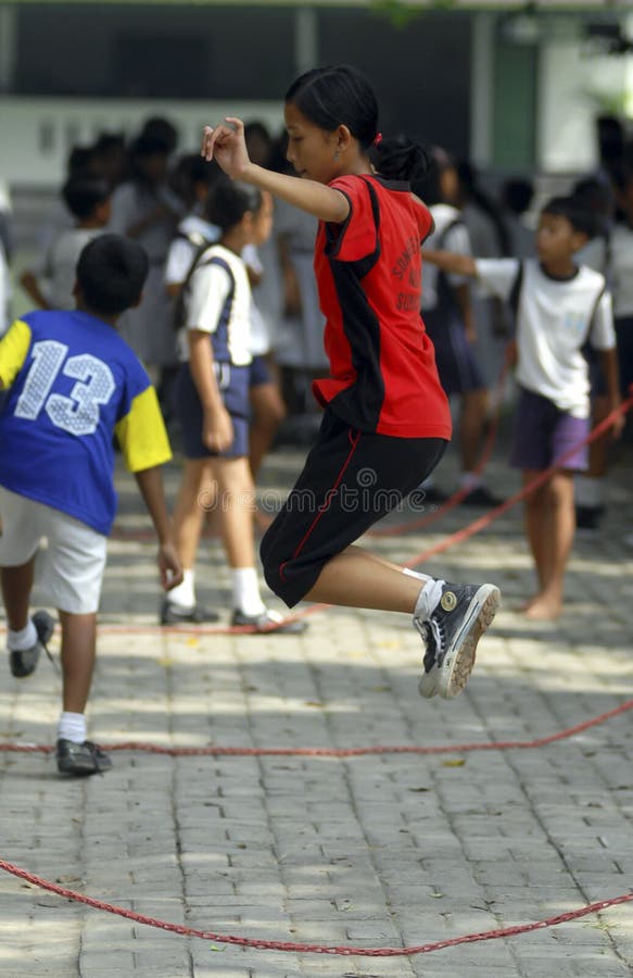 Children Attend Morning Flag Ceremony in Front of the Kayan Long Neck ...