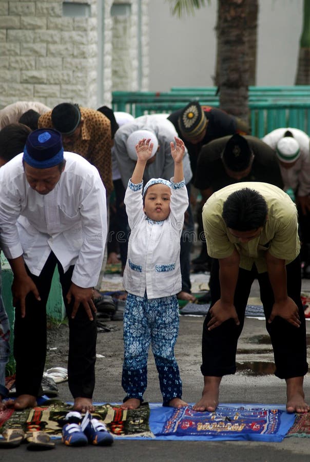 Children islam editorial image. Image of java, adha, muslim - 55019970