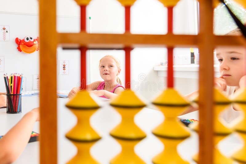 Children with Learning Difficulty in Occupational Therapy. Girls Doing ...