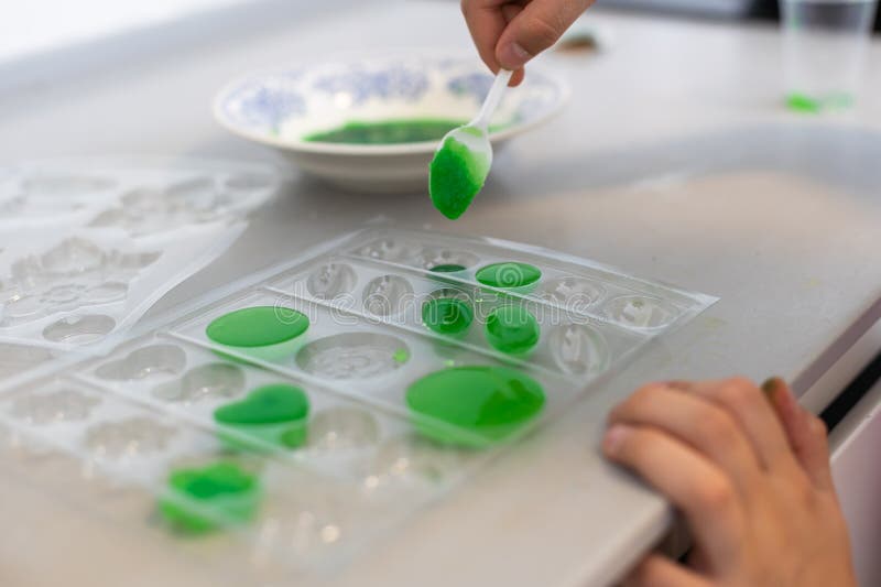 Children are Learning and Doing Science Experiments. Little Girl ...