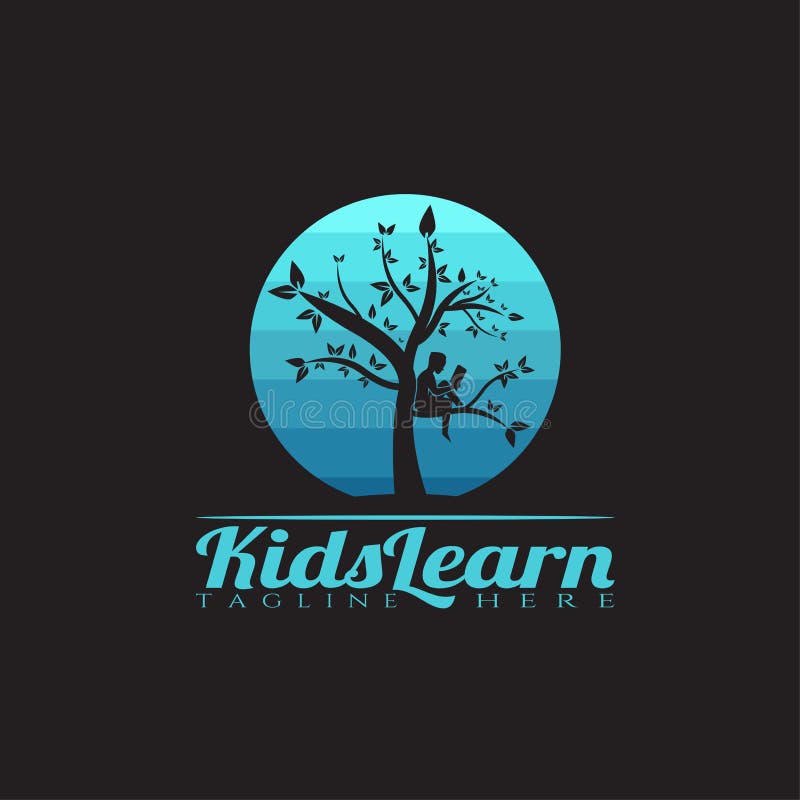 Children Learning Vector Logo Design,kid Learn Stock Vector ...