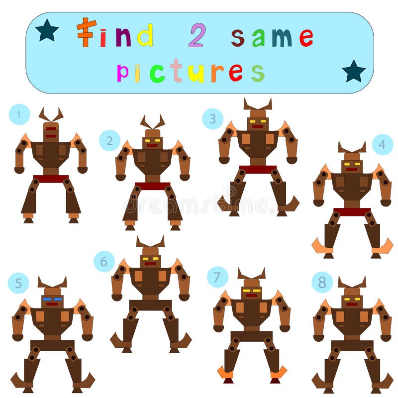 Children Logic Develops an Educational Game Stock Illustration ...