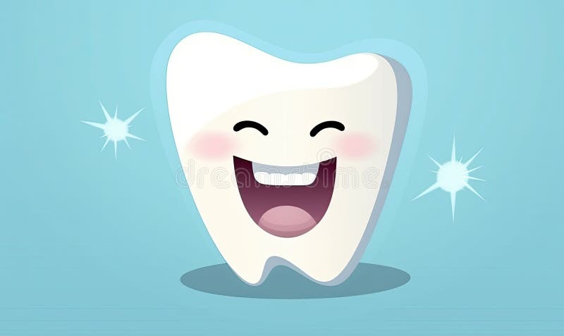 Children Love Playful Happy Tooth Cartoon Character Creating Using ...