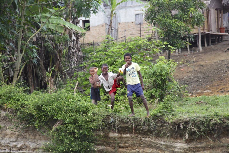 Children in Madagascar editorial image. Image of heureux - 44160080