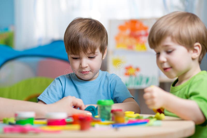 Children making by hands stock image. Image of nursery - 51171481