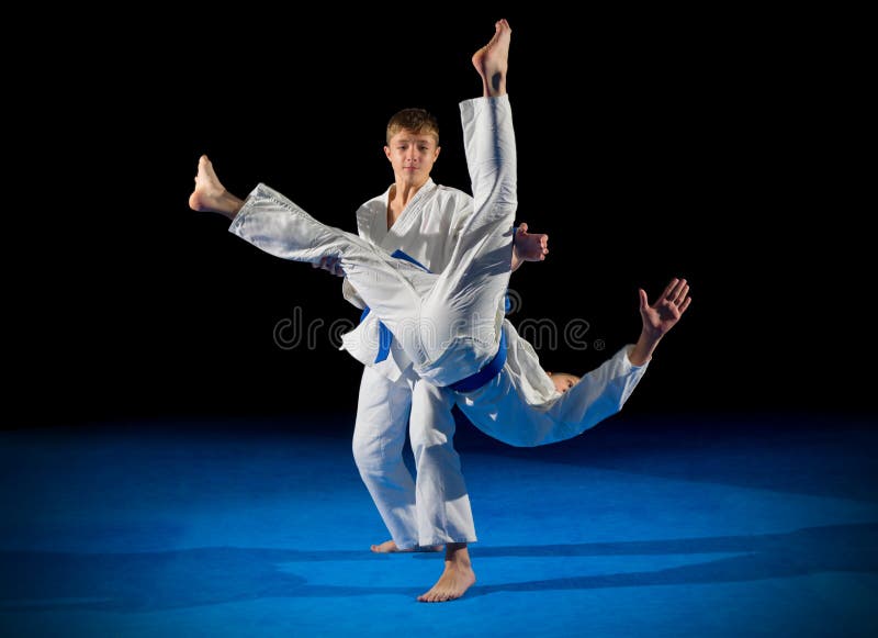 Children Martial Arts Fighters Stock Image - Image of japanese ...