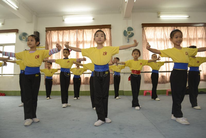 Children in opera class. editorial stock image. Image of active - 53308979