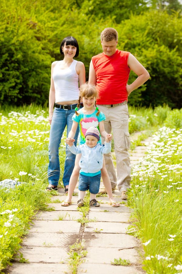 Children and parents stock image. Image of adult, parenting - 14316849