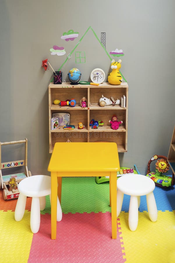 Children play area at home editorial photography. Image of playing ...