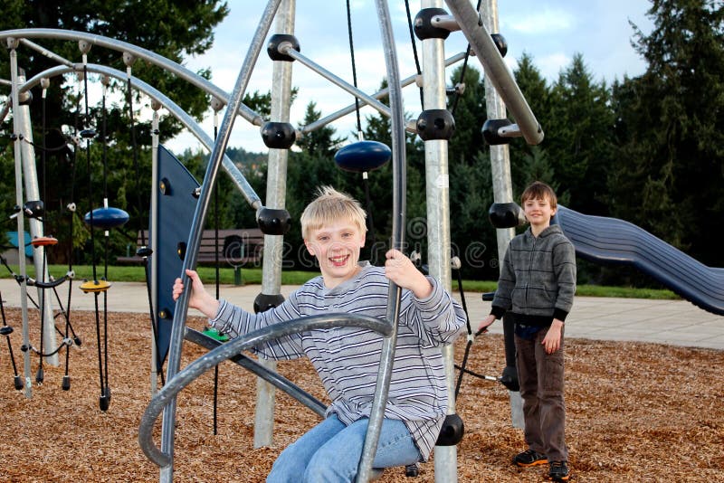 Children at Play ground stock photo. Image of playing - 34306382