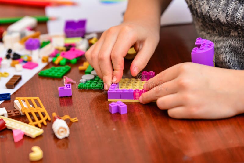 Dad and Son Build Figures from the Constructor. Spending Time Together ...