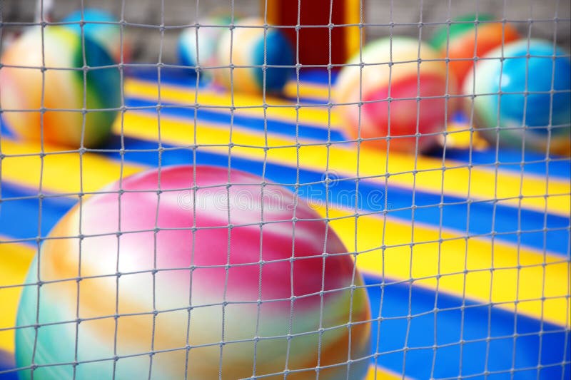 Children playground stock photo. Image of color, fitballs - 10771078